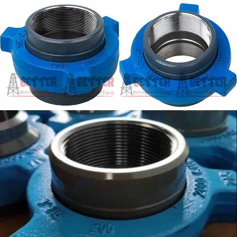 Hammer Union Figure 206 200 211 Wing Union Low Pressure Threaded NPT ...