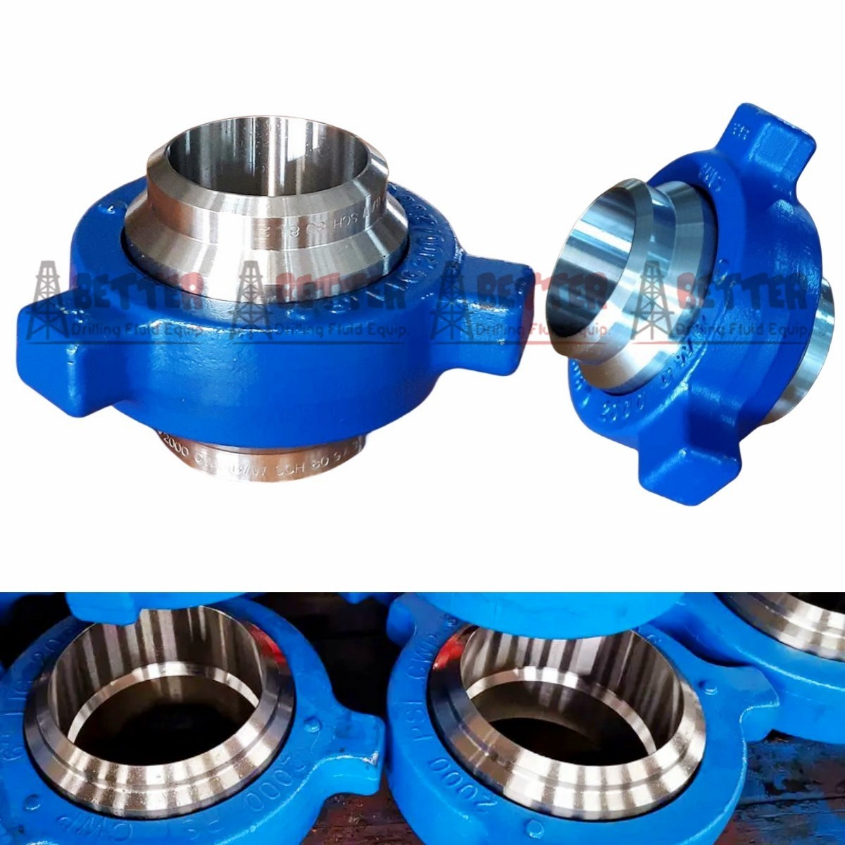 Hammer Union Figure 206 200 211 Wing Union Low Pressure Threaded NPT ...