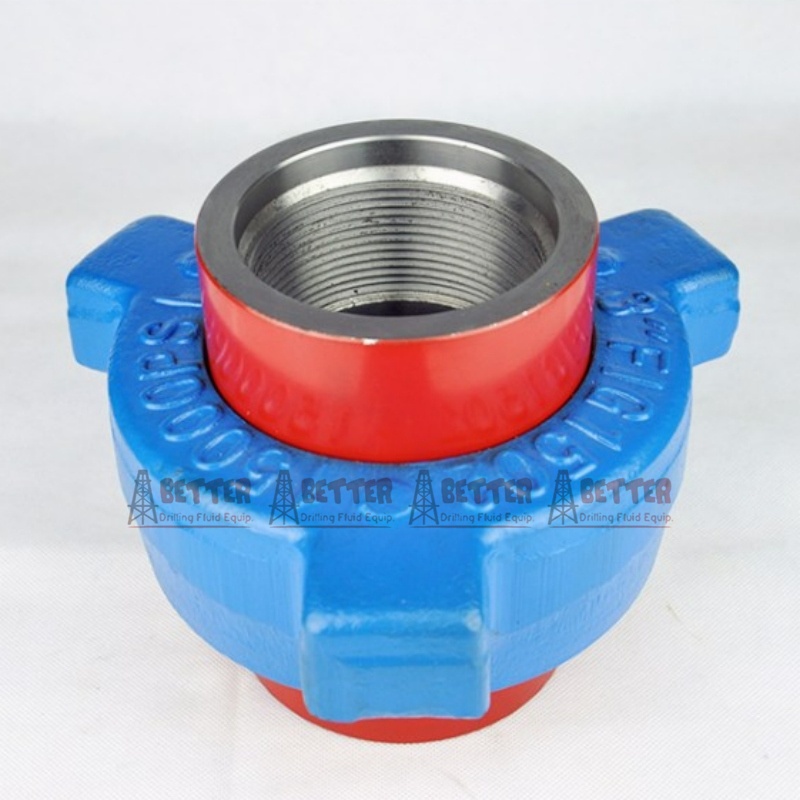 fig.1502 hammer union Butt welded XXH sch.160, Integeral unions, wing ...